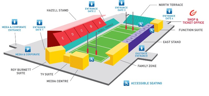 Rodney Parade – Stadium Plan – NEWPORT RFC
